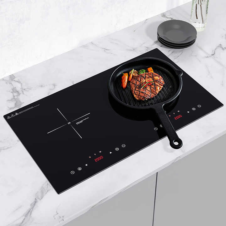 Double Induction Stove 4400W Built-in Electric Induction Hob 2 burner ...