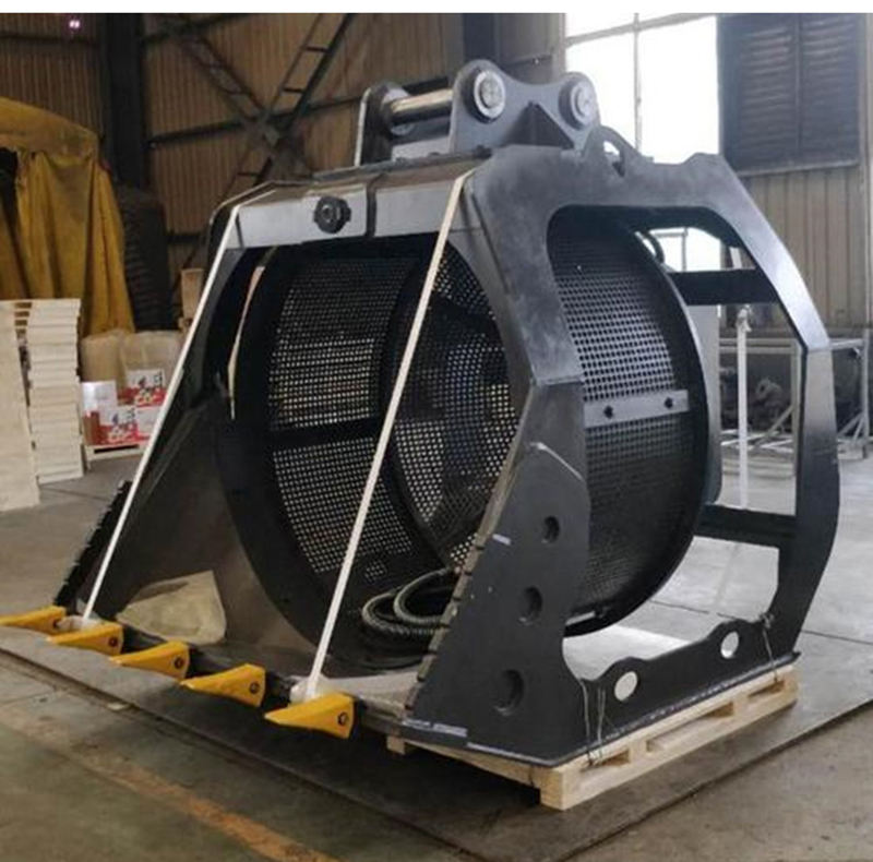 Excavator Rotor Bucket Screening Rotary Bucket for Mini Excavator 1/2 ...