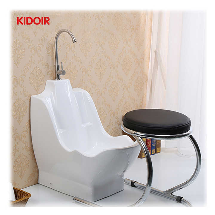 Modern Style Free Standing Acrylic Foot and Hand Washing Station ...