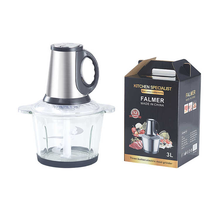 OEM Household Kitchen Small 3L Electric Vegetables Mince Steel Motor ...