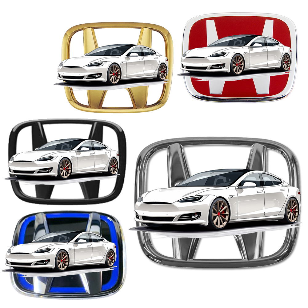 Hyundai Car Emblem Badge - 3D Metal Custom Sticker