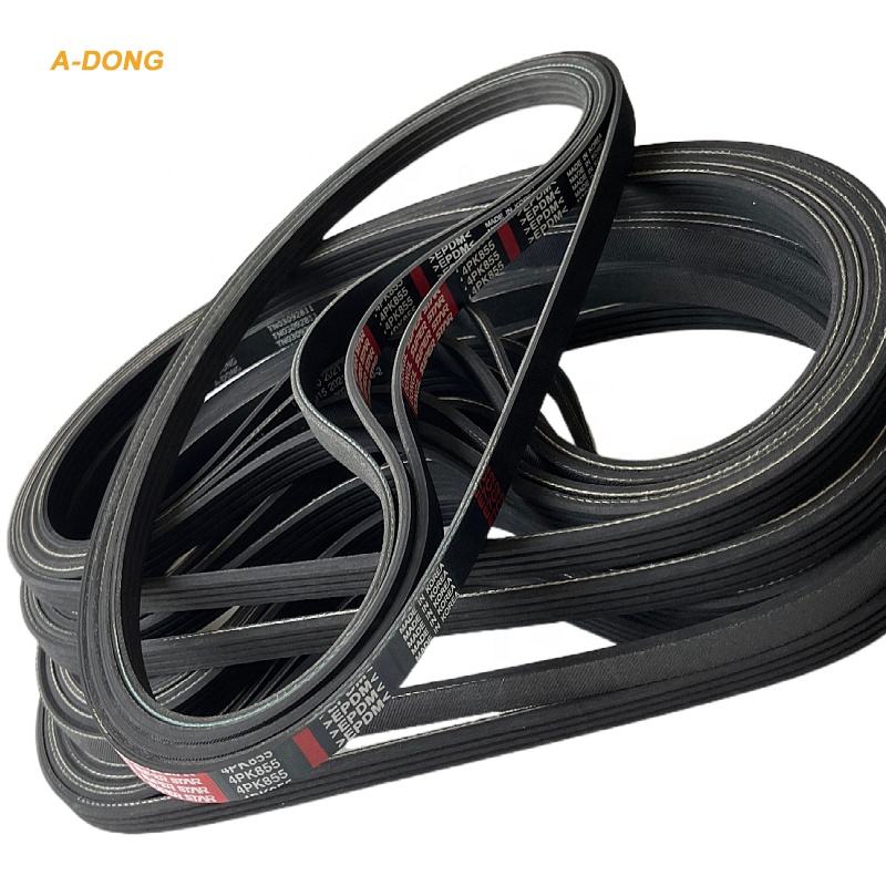 Car Ribbed Belts EPDM 4PK1065 Fan Belts Automobile Compressor PK Belt Strap