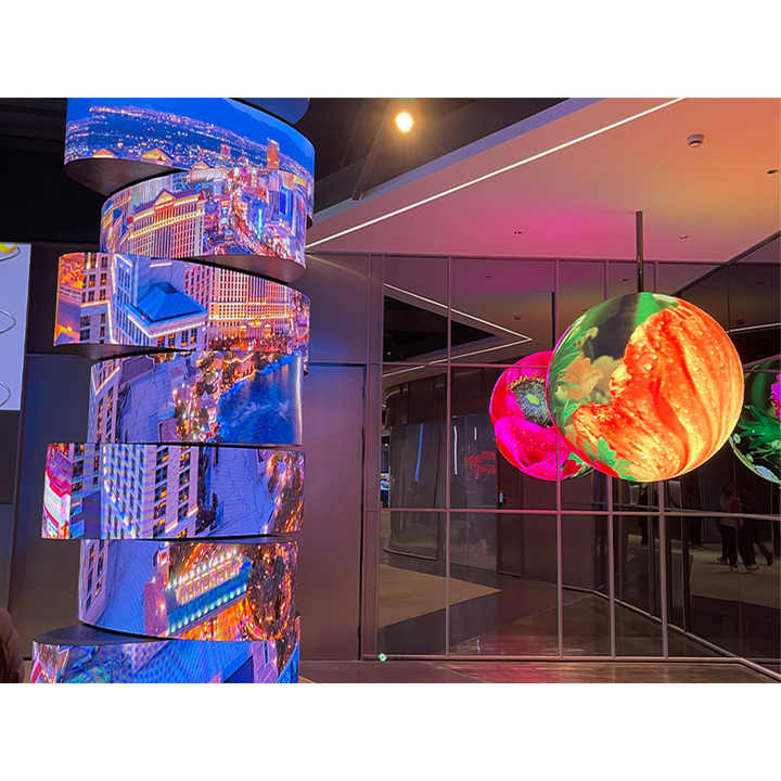Indoor Large LED Balls Screen - Customizable Video Wall