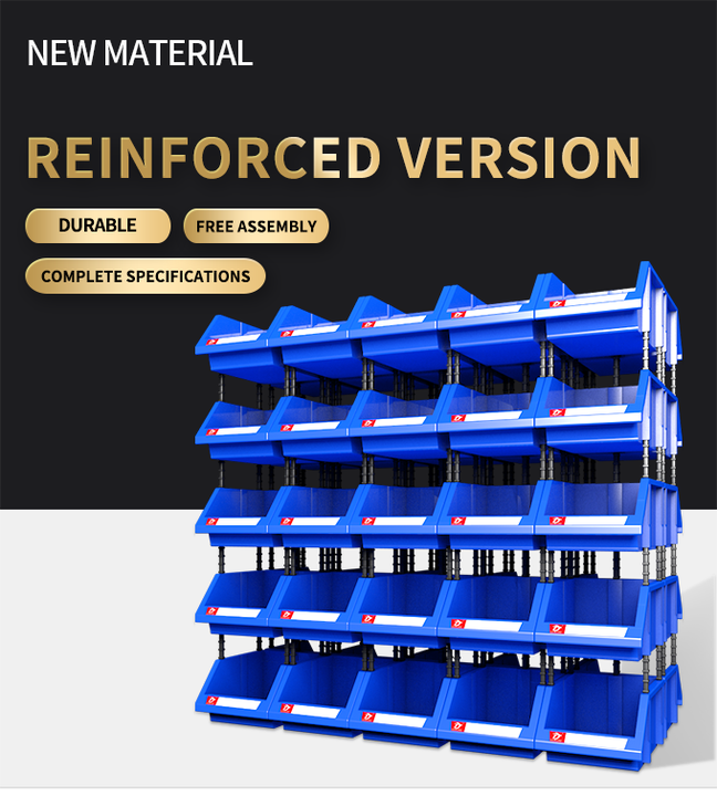 Large Plastic Stackable Organizing Storage Bins for Garage