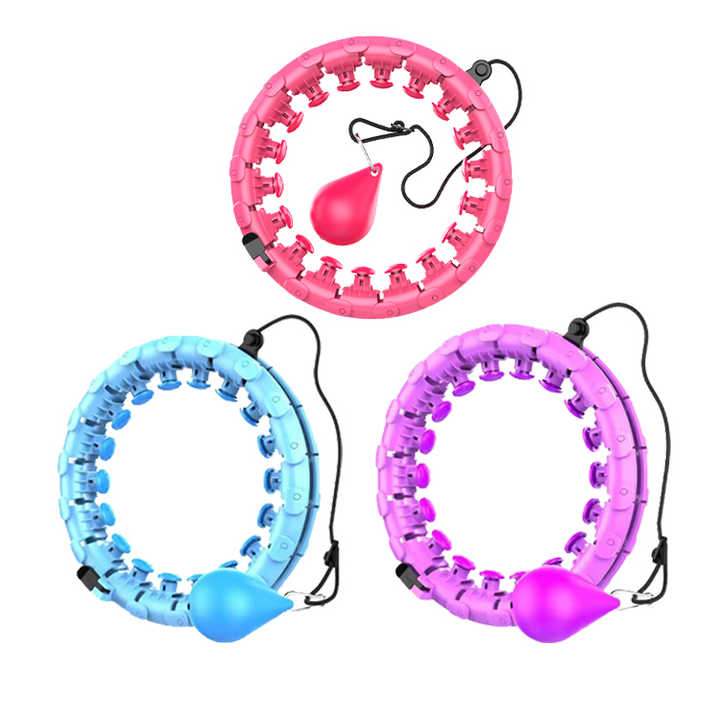 2024 Smart Hula Hoops - 24 Detachable Knots for Fitness