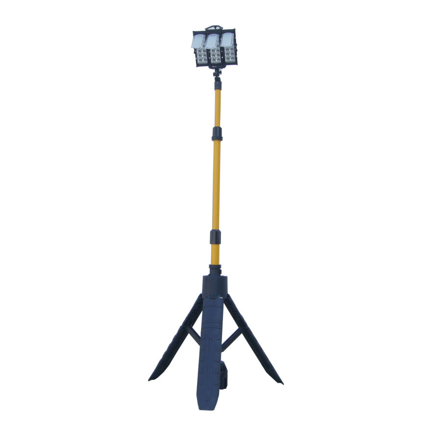 10000LM Remote Area Work Light 108W Rechargeable LED Tripod Work Light ...