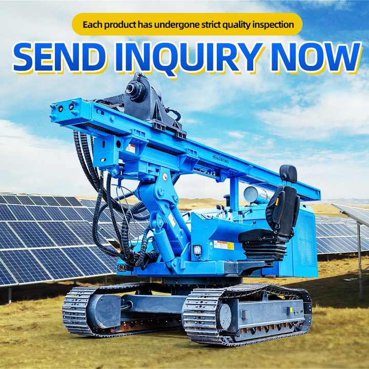 High Efficiency Piling Equipment - Solar Rammer T Post Driver