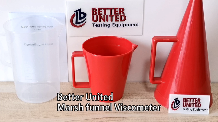 Cone Marsh Funnel Viscosity Test Measuring Cup - Reliable Viscosity ...