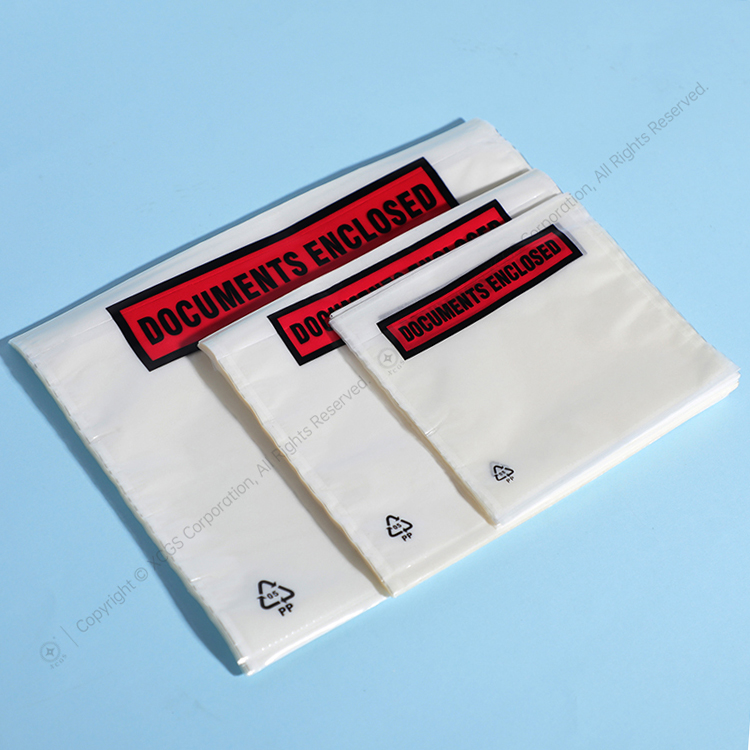Clear Plastic PE Self Adhesive Shipping Label Courier Packing List ...