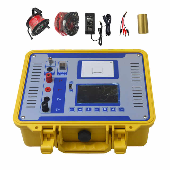 Micro Ohm Meter for Grounding and SPDA Measurement Built-in Battery and ...