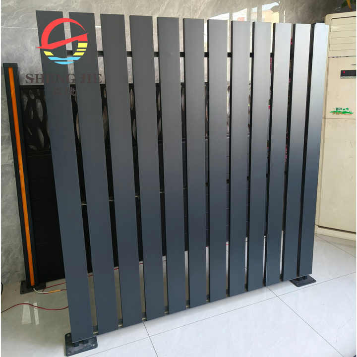 Easily Assemble Alloy Aluminum Fence Black Powder Coated Aluminum ...