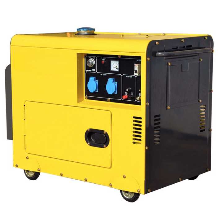 220V 50HZ Super Silent Diesel Generator Set for 5KW Diesel Generators ...