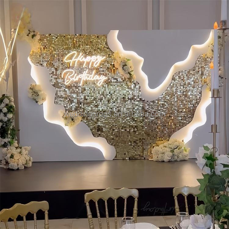 White Acrylic Backdrop - White Wedding Backdrop Suppliers 2 2