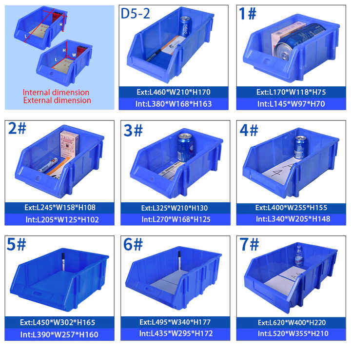 Stackable Storage Bins - Efficient Warehouse Solutions