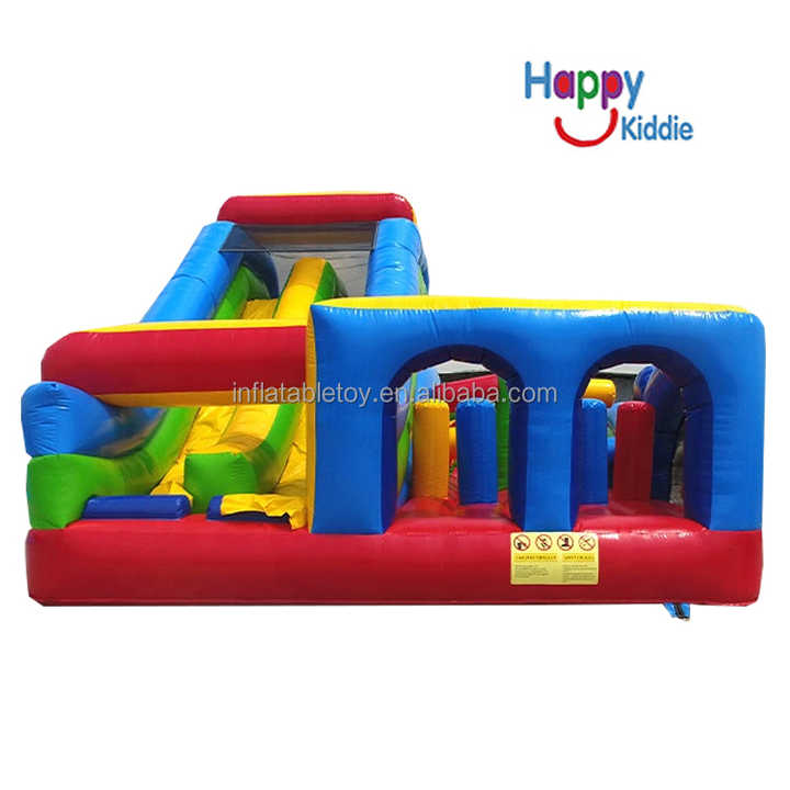 Kids inflatable playground jumping castles bounce house obstacle course ...