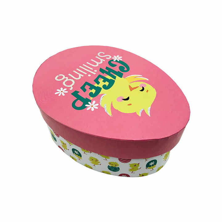 High Quality Custom Easter Oval Shape Box Cardboard Children Gift ...