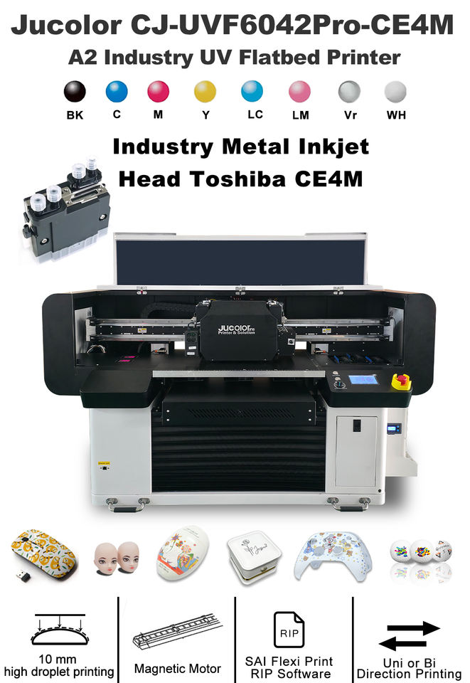 Jucolor Pvc Foam Board Digital Inkjet Uv Flatbed Printer A2 with ...