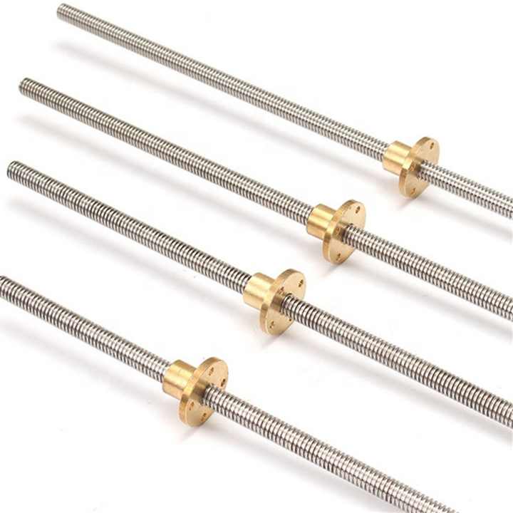 Stainless Steel TR8 Trapezoidal Screw - Precision & Durability