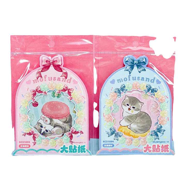 DHF535 Licensed Cartoon Mofusand Stickers Kawaii Diy Big Sticker Cute ...
