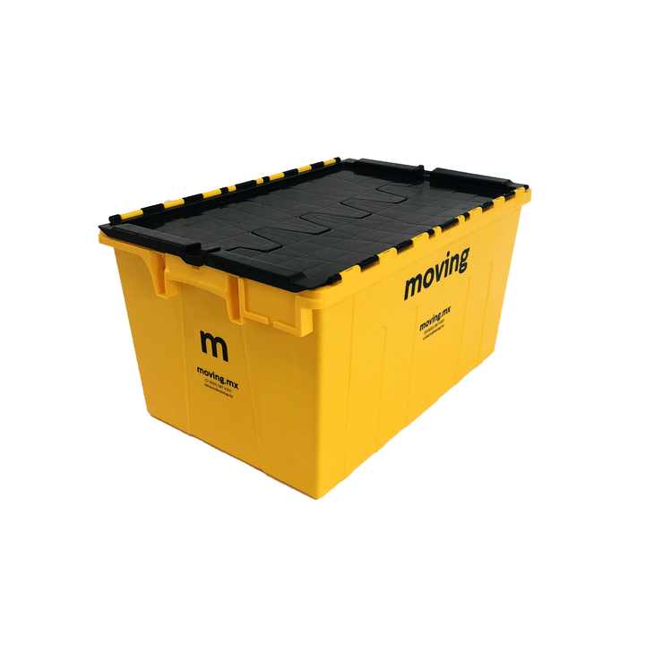 Recyclable 70L Stackable Tote Bin - Heavy Duty Storage