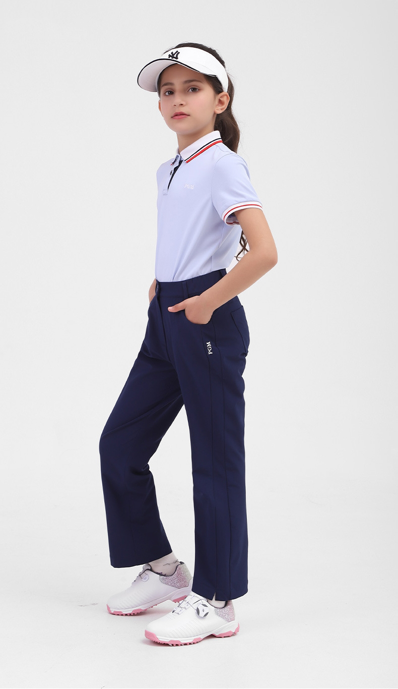 PGM KUZ100 oem quick dry leisure girl golf pants polyester wide leg ...