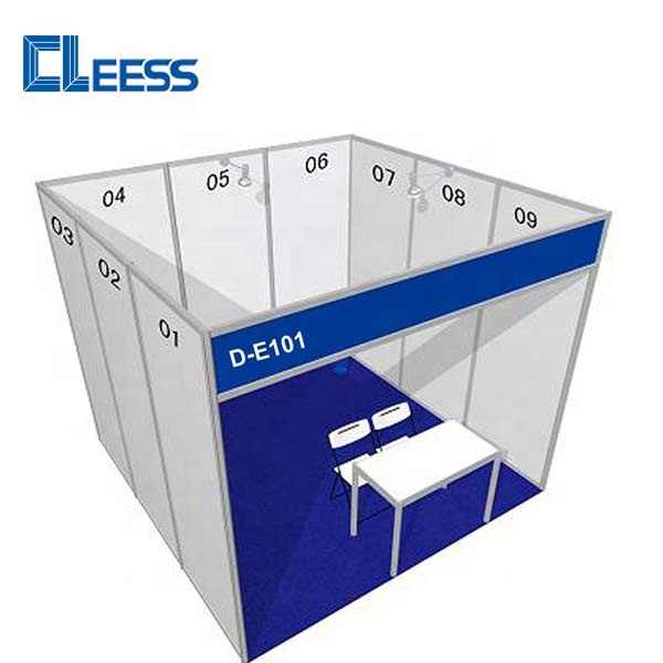 Shell Scheme 3x3 Aluminium Modular Exhibition Stands