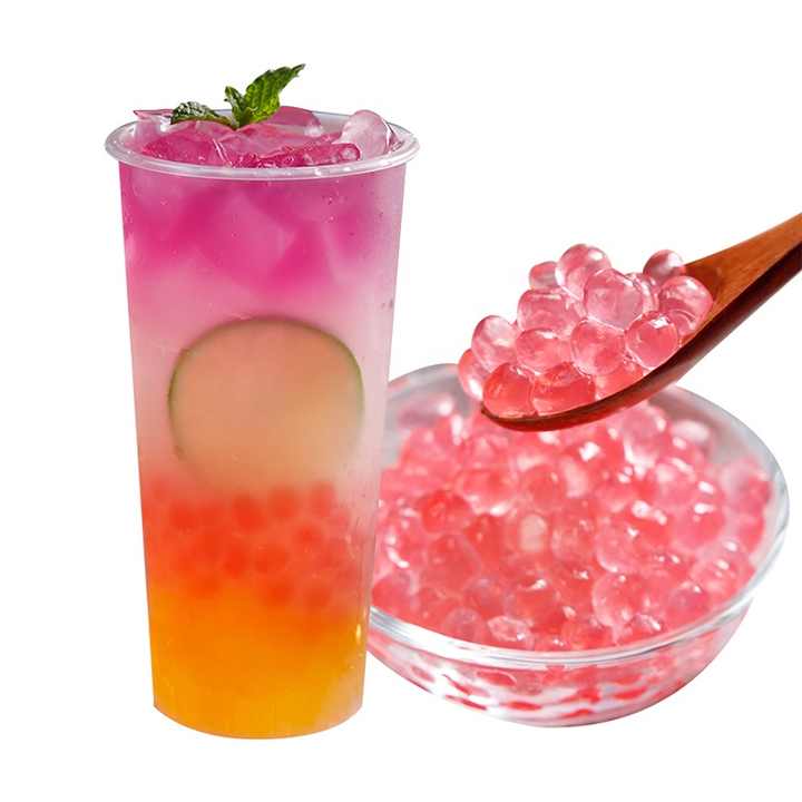 Sakura Crystal Boba Pearls - Double Happiness 1kg Carton