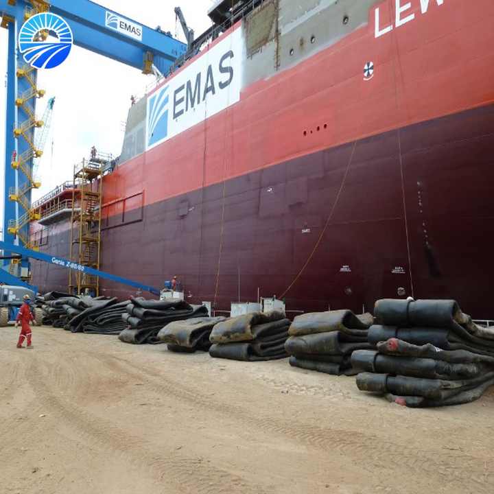 inflatable salvage houseboat pontoon rubber marine lifting airbags ...