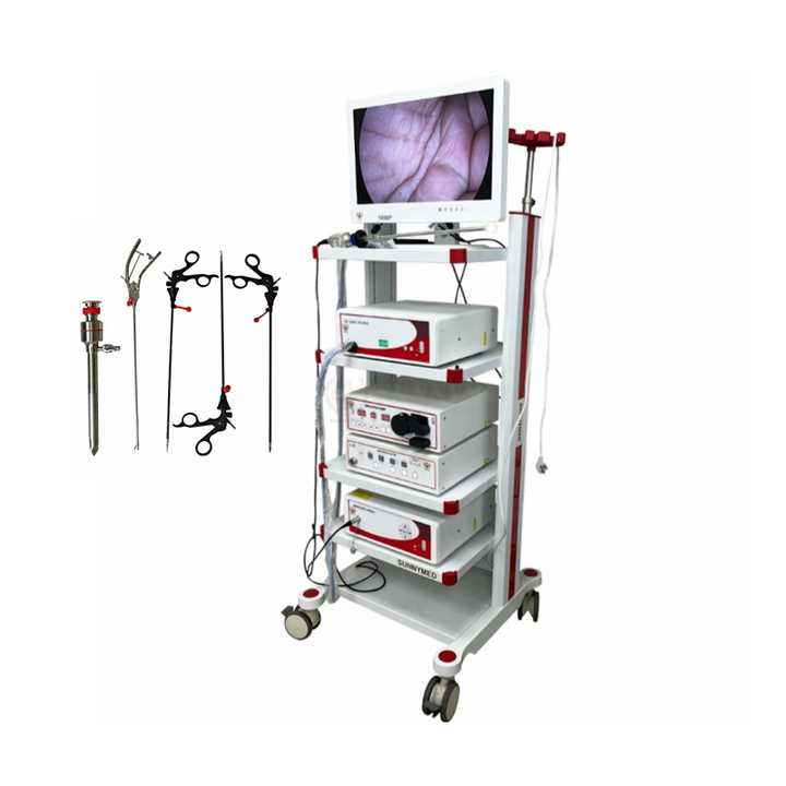Surgical Laparoscopy Tower with Full HD Camera - 1080p