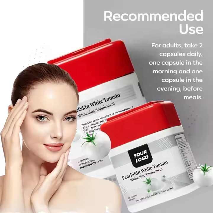 Hot Selling Private Label Pearlskin White Tomato Capsules Effective ...