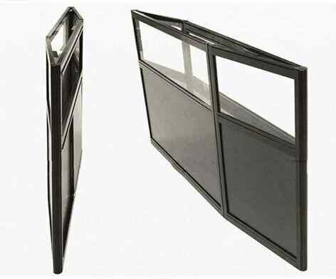 Portable Exhibition Glass Display Counter Folding Display Cabinet ...