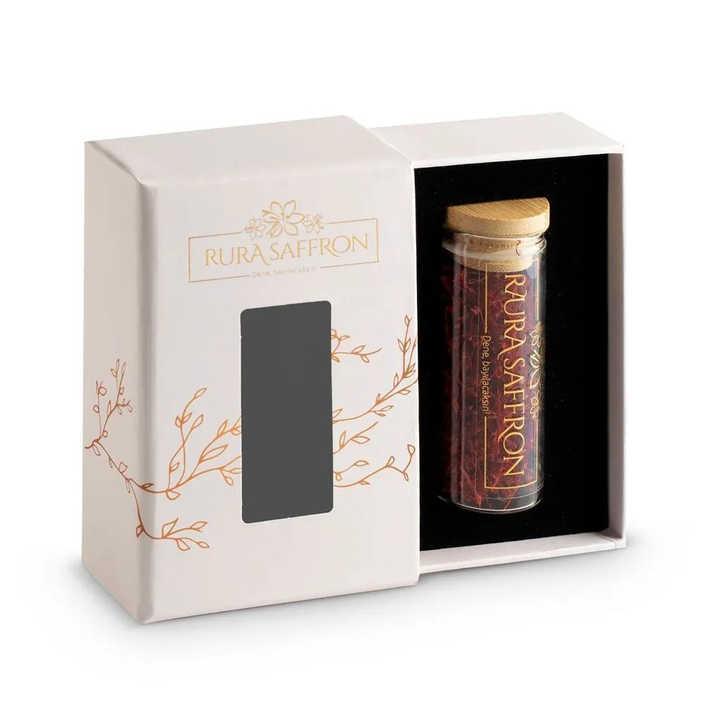 Custom Luxury Spice Kesar Safran Zafran Saffron Bottle Gift Box ...