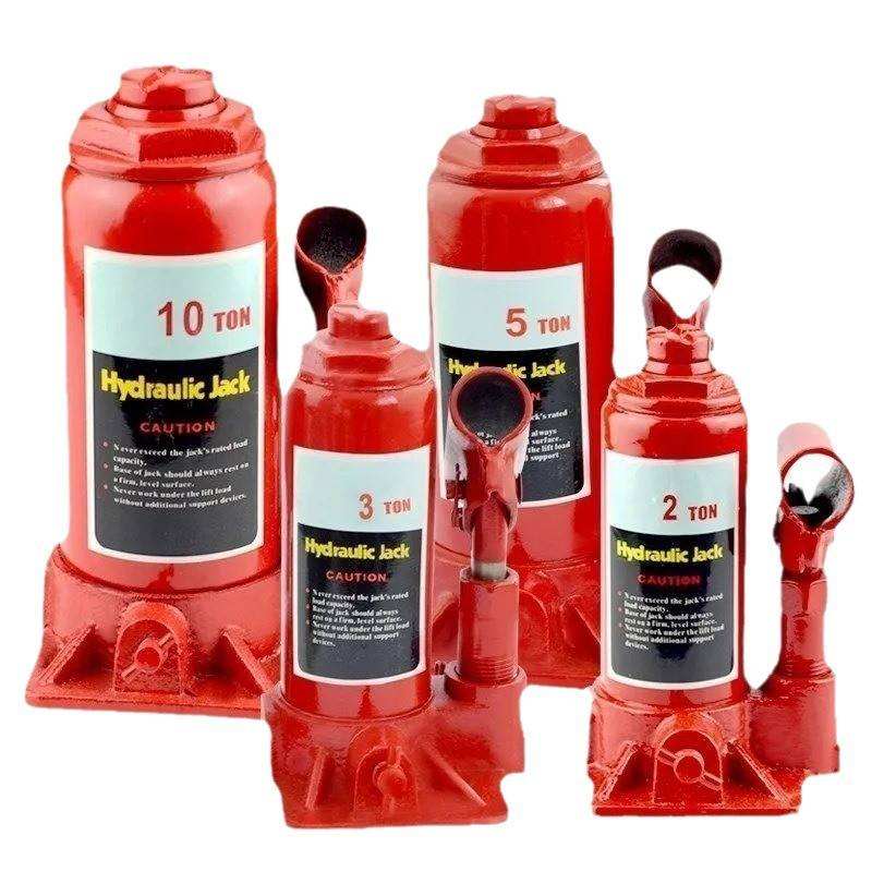 Hydraulic Bottle Jack, Welded Hydraulic Car Bottle Jack Red Heavy Duty ...