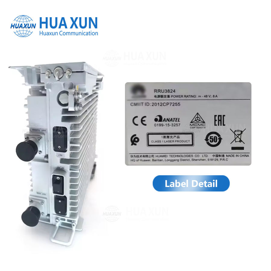HW BBU 5900 3910 3900 Fiber Optic Equipment with RRU3824 Communication ...