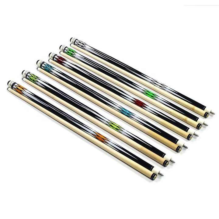 Premium Diamond Design Canadian Maple Wood Pool Cue Stick
