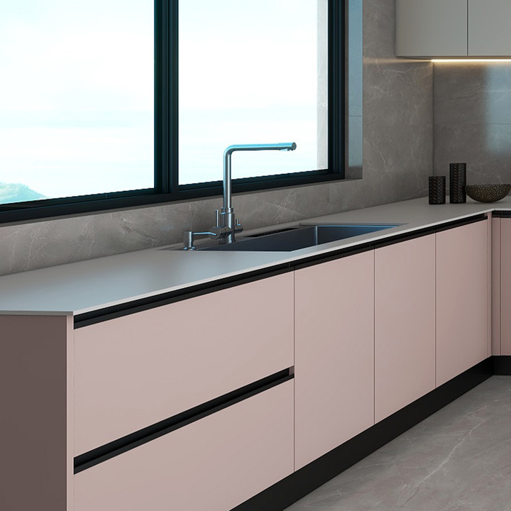 Customized Service Solid Color Style New Home Kitchen Stainless Steel ...