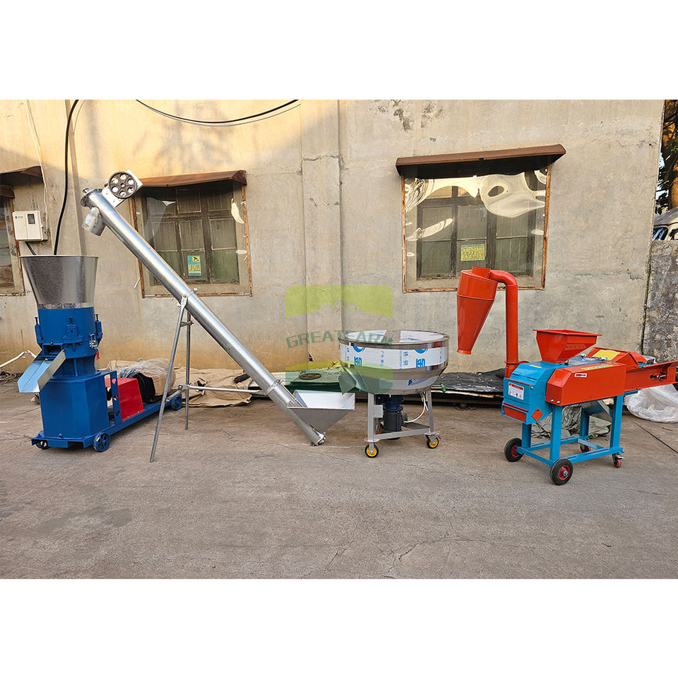 GREAT FARM Feed Mill with Mixer and Pelletizer Electric Feed Produce ...