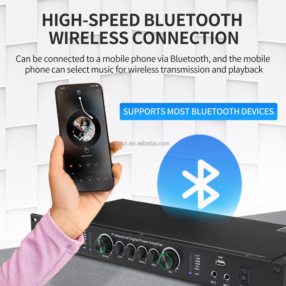 Clavax CLAM-AMP100 Power Audio Amplifier 250W 350W With USB BT CD PC ...