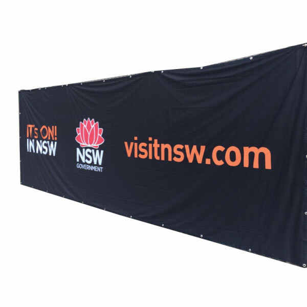 Custom Print Large Stage Backdrop Banner - Polyester Fabric