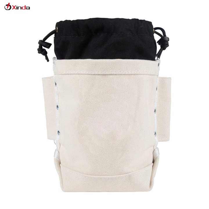 Factory Durable Drawstring Canvas Tool Pouch Top Closing Bolt Bag Load ...