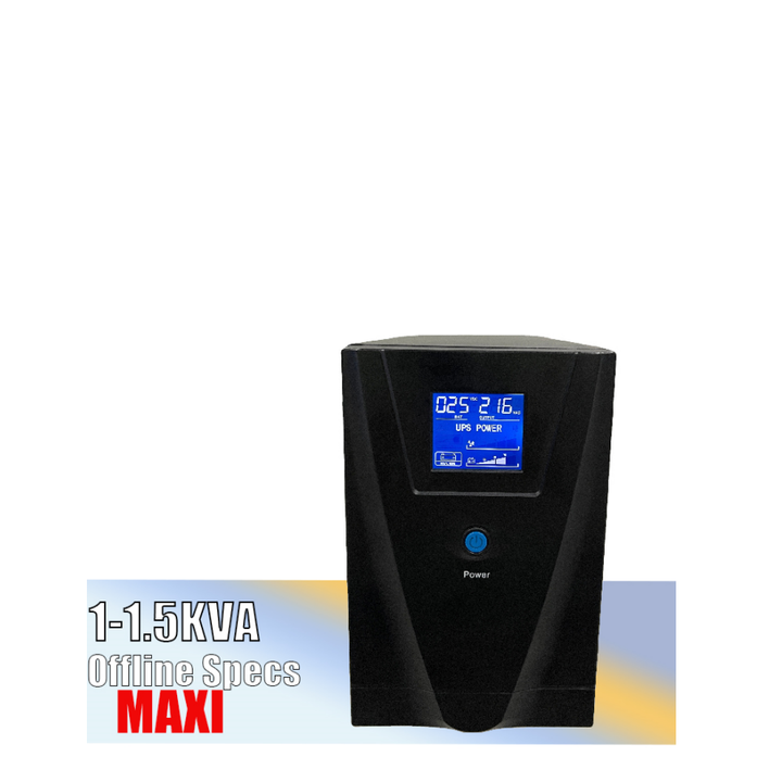 Durable 1.5kva Offline Ups Intelligent Digital Control 220v Output 1K 1 ...