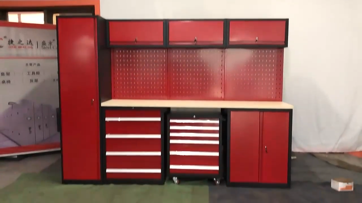 Modular Workbench & Tool Cabinet - Heavy Duty Storage