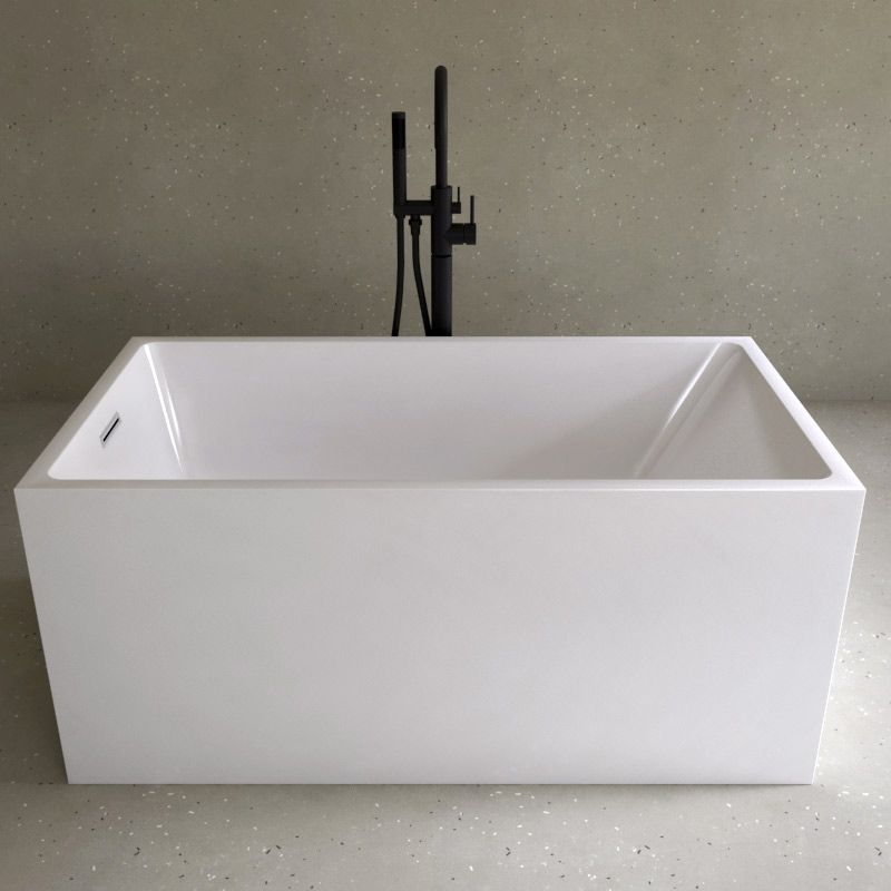 Small Square Bathtub Sizes - 120cm Freestanding Acrylic