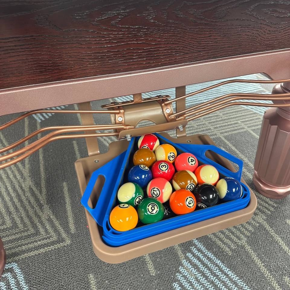 STELLARWAY Event/Venue Premium Billiard Pool Table GOLD Rose Gold ...