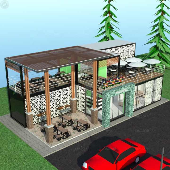 Luxury Flatpack Container Beach Club in Bahrain