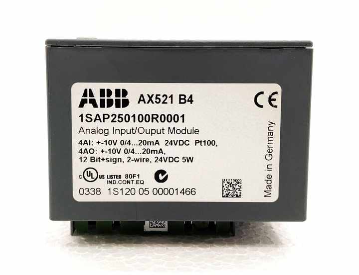 PLC AX521 B4 ANALOG INPUT / OUTPUT MODULE 1SAP250100R000wbr1| Alibaba.com