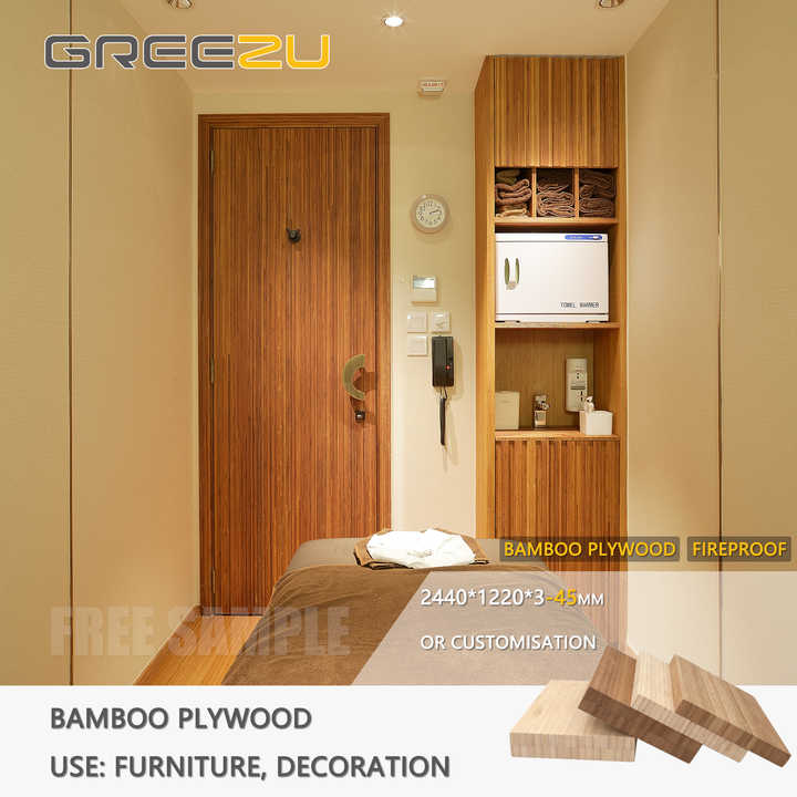 Solid FSC Natural Bamboo Plywood - Versatile & Eco-friendly