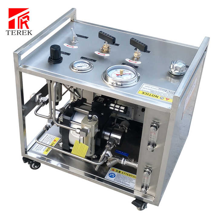 TEREK Test Skid for Hydrostatic Pressure Testing with Chart Recorder ...