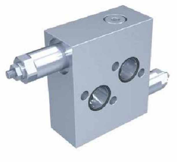 DUAL CROSS LINE RELIEF VALVES FLANGEABLE on Danfoss MOTORS OMT DOUBLE CROSS LINE DIRECT ACTING ...