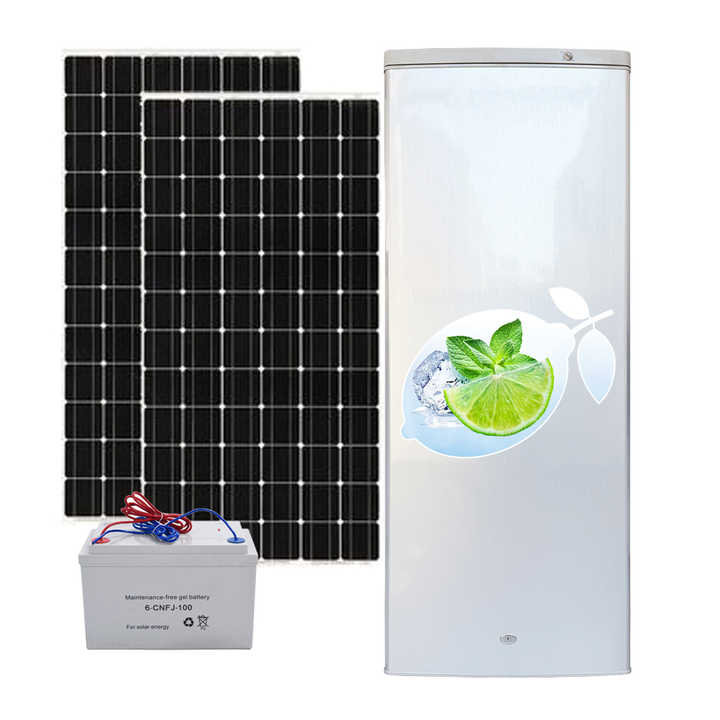 Wholesale 24V 198L Solar Ice Block Machine Upright Freezer Nigeria ...